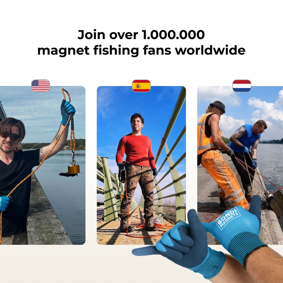 The Holy Moly Kit – Bondi Magnets, specially made for magnet fishing