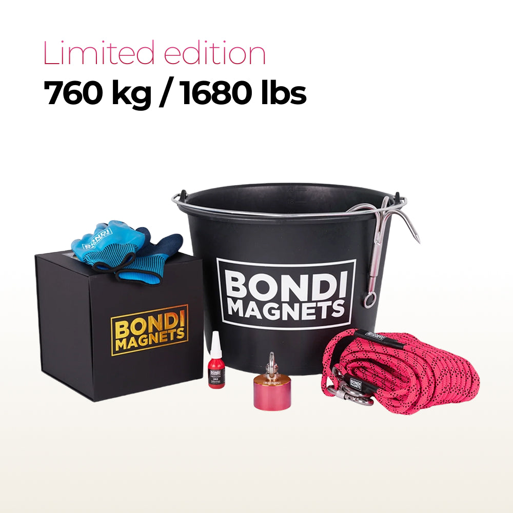 The Nugget Pink kit – Bondi Magnets, specially made for magnet fishing