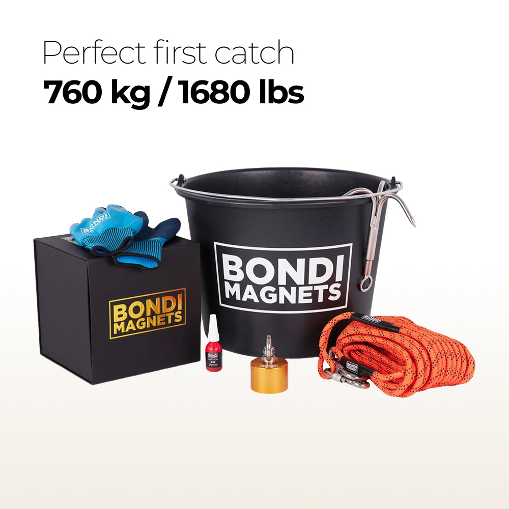 The Nugget Magnet Fishing Kit – Bondi Magnets, specially made for ...