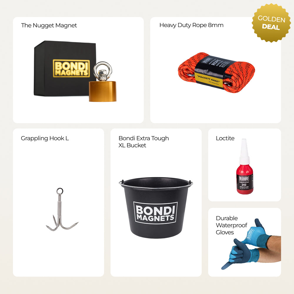 The Nugget Magnet Fishing Kit – Bondi Magnets, specially made for ...